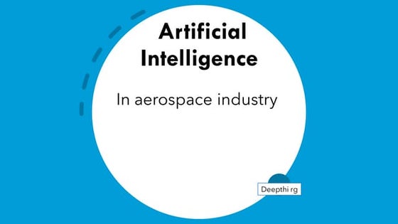 Artificial intelligence in aviation | PPT