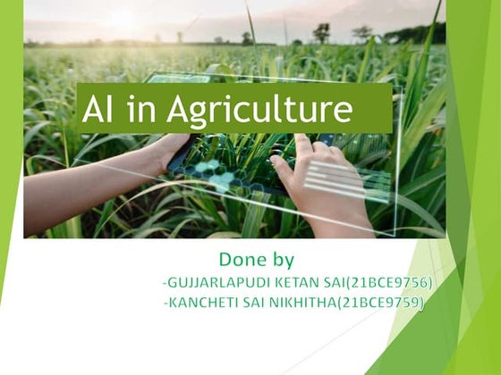 AI3021-IT in Agricultural system-syllabus.docx | Agriculture | Industries
