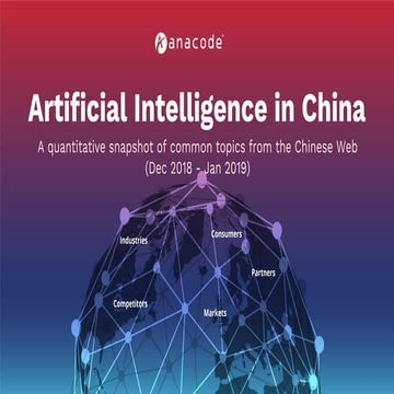 Artificial Intelligence in China - A Snapshot from the Chinese Web | PDF