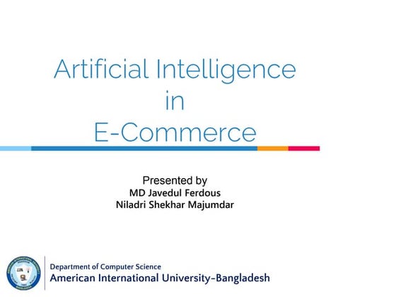 Ai in e commerce | PDF