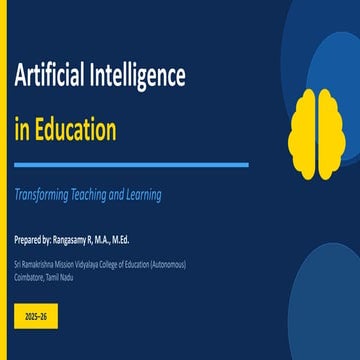 Artificial Intelligence in Education: Transforming Teaching and ...