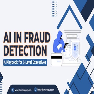 AI in Fraud Detection A Playbook for C-Level Executives | PDF