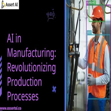 AI in Manufacturing Revolutionizing Production Processes.pptx