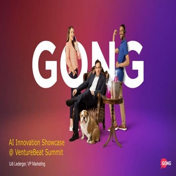 AI Innovation Showcase at the VentureBeat Summit 2018 | PPTX