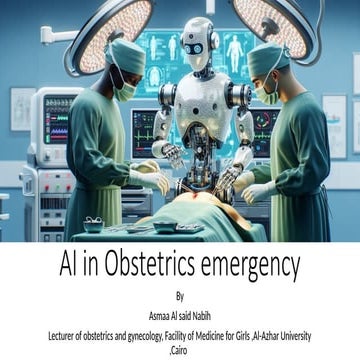 AI in Obstetrics emergency.pptxmohammed Daoud | PPTX