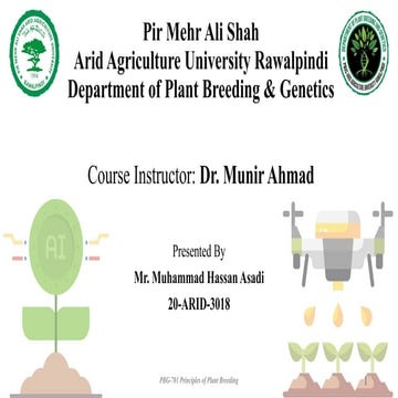 Artificial Intelligence in Plant Breeding | PPTX