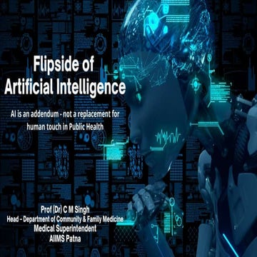 Artificial Intelligence in Public Health | PPTX