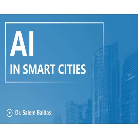 AI in Smart Cities | PDF