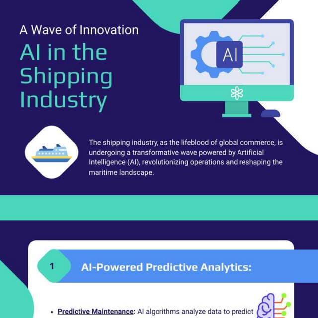 AI's Impact on Shipping: A Wave of Innovation | PDF