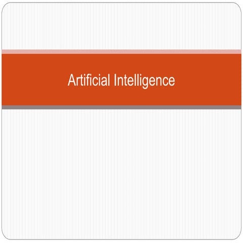 Ai Introduction Artificial Intelligence Introduction Fundamentals Alogirthms Applications Ppt