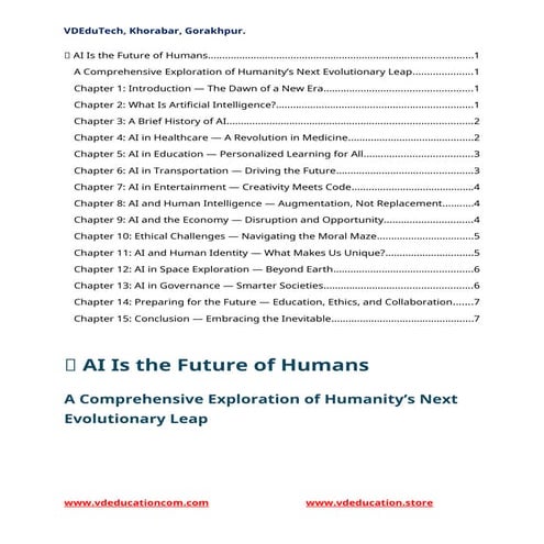 Ai is the Future of Humans.docx in future | DOCX