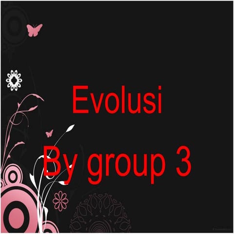 evolusi | PPT