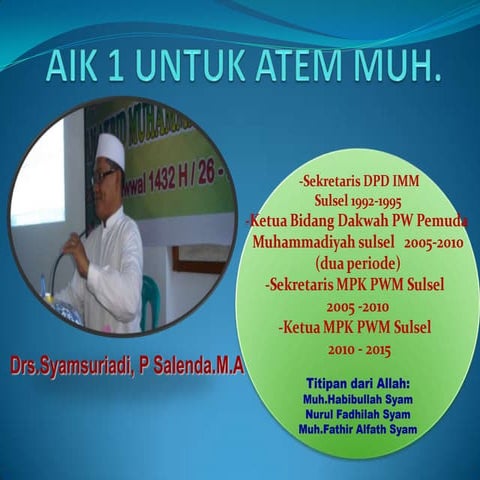Aik 1 untuk atem muh | PPTX
