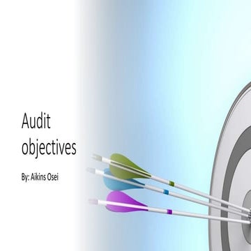 Aikins Presentation on Audit Objective.pptx