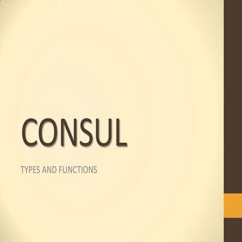 Consuls | PPT