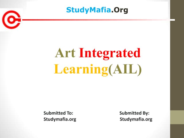 Module 3: Art Integrated Learning | PPT