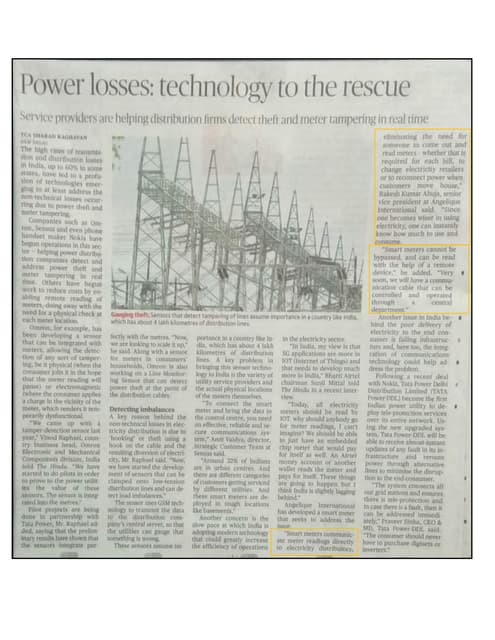 Angelique International Limited in Business India Magazine ! | PDF