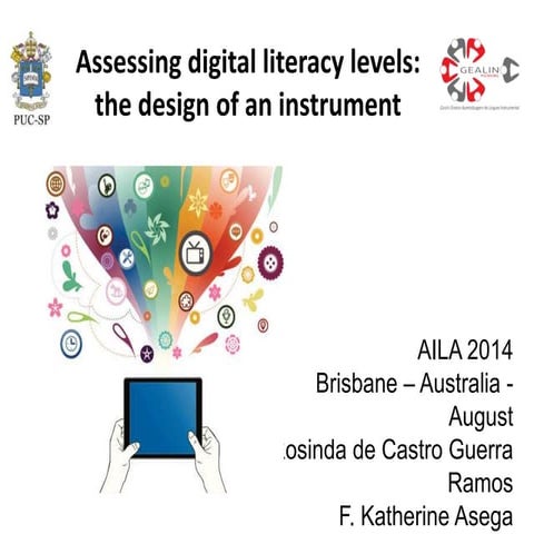 Assessing digital literacy levels: the design of an instrument | PPTX