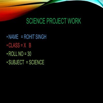 science ppt about science for class 10 f | PPTX