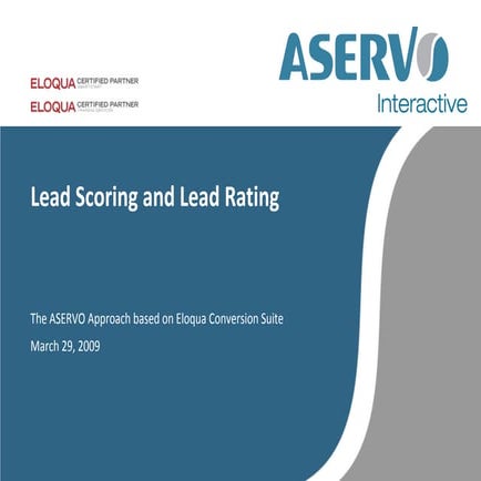 Ai Lead Scoring And Lead Rating | PPTX
