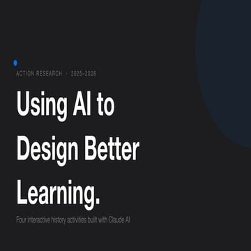 Using AI to Design Engaging Interactive History Learning Activities | PDF