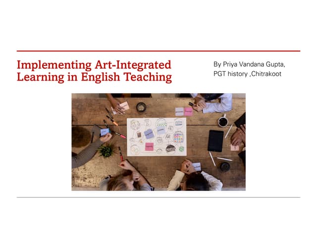 Module 3: Art Integrated Learning | PPT