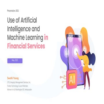 6 use cases of machine learning in Finance | PPTX