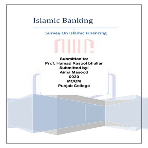 Views of General public on Islamic Banking: | PDF