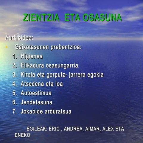 Aimar, andrea, alex, eric, eneko | PPT