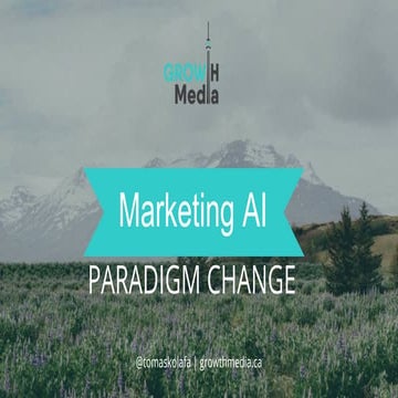 Paradigm Change in Marketing AI | PPTX | Internet | Computing