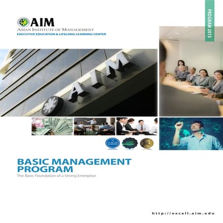 AIM Basic Management Program 2013 | PDF