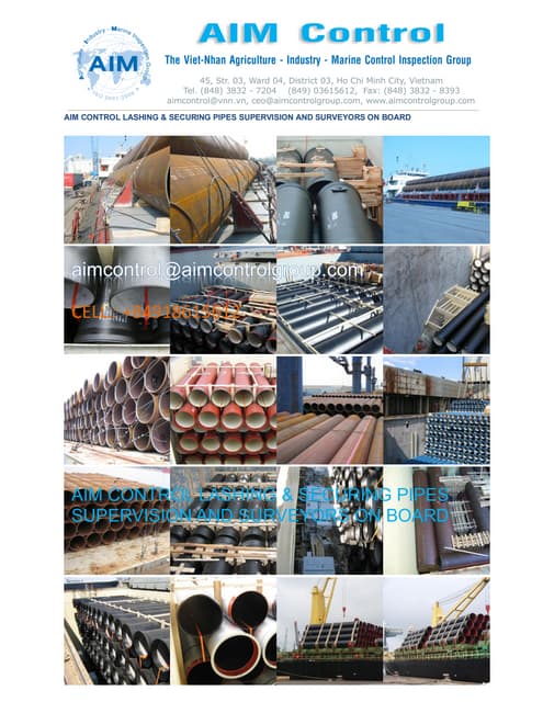 Lashing and securing deck cargoes | PDF
