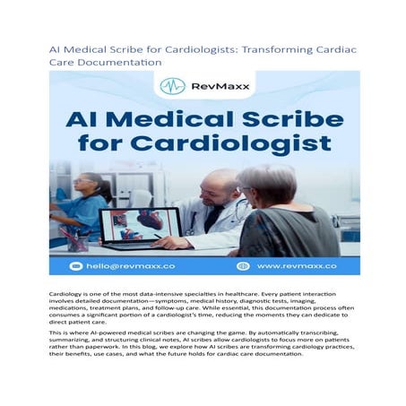 AI Medical Scribe for Cardiologists: Redefining Cardiac Care ...