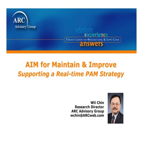 Aim for maintain & improve w chin arc 2008 | PPT