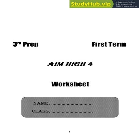 Aim High 4 | PDF