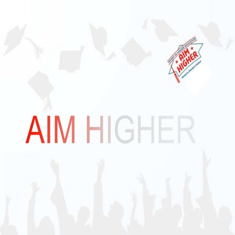 Aim Higher | PPTX | College Planning | College Education