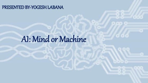 AI: A Mind or a Machine? Exploring the Nature of Artificial ...