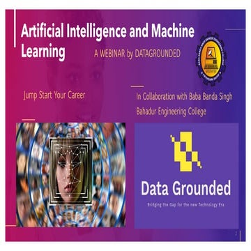 Ai=ml academic-institutions-Webinar | PDF
