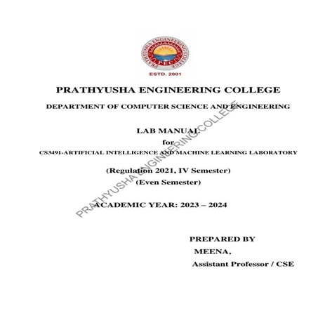 AIML-lab-manual.pdfAI (Artificial Intelligence) and ML (Machine ...