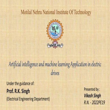 Ai And Ml Vikash Presentation Oon Ai Ml Pptx