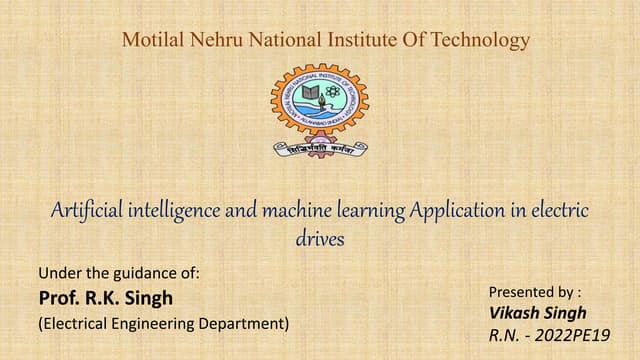 Ai And Ml Vikash Presentation Oon Ai Ml Pptx