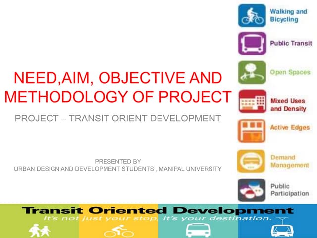 Transit oriented development | PPTX