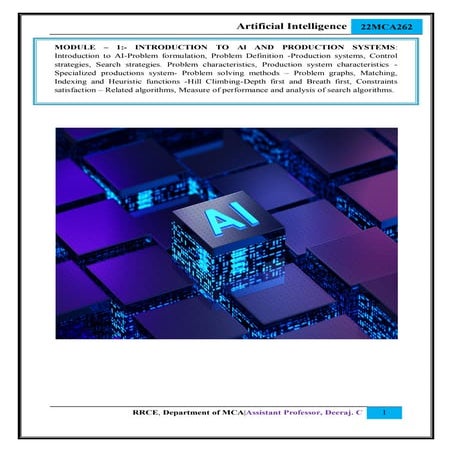 AI_MOD_1.pdf artificial intelligence notes | PDF