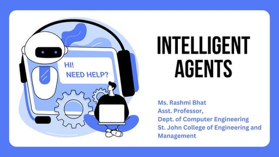 AI Agents, Agents in Artificial Intelligence | PPT