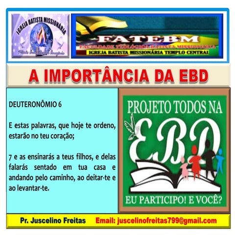 A importancia da ebd | PPTX