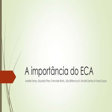 A importância do eca | PPT