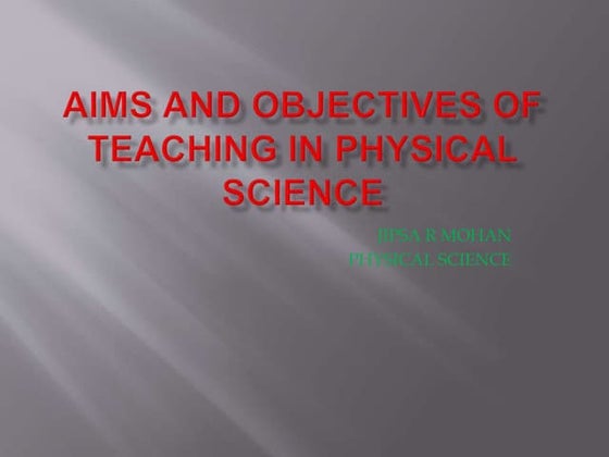 Role and importance of language in science Teaching | PDF | Science