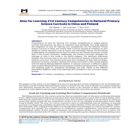 Aims for learning 21st | PDF