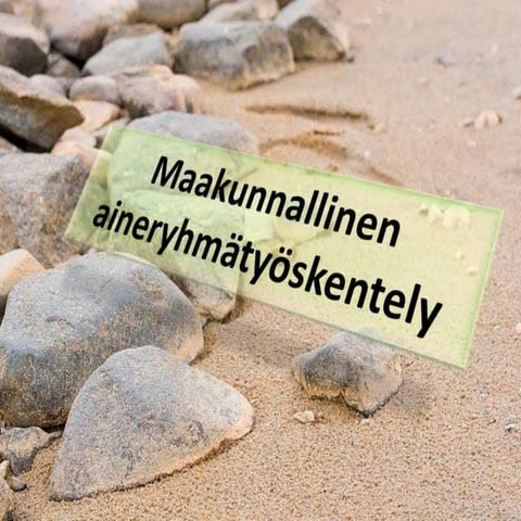 Aineryhmätyöskentely | PPTX