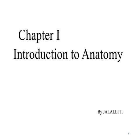 Anatomical terminology | PPT